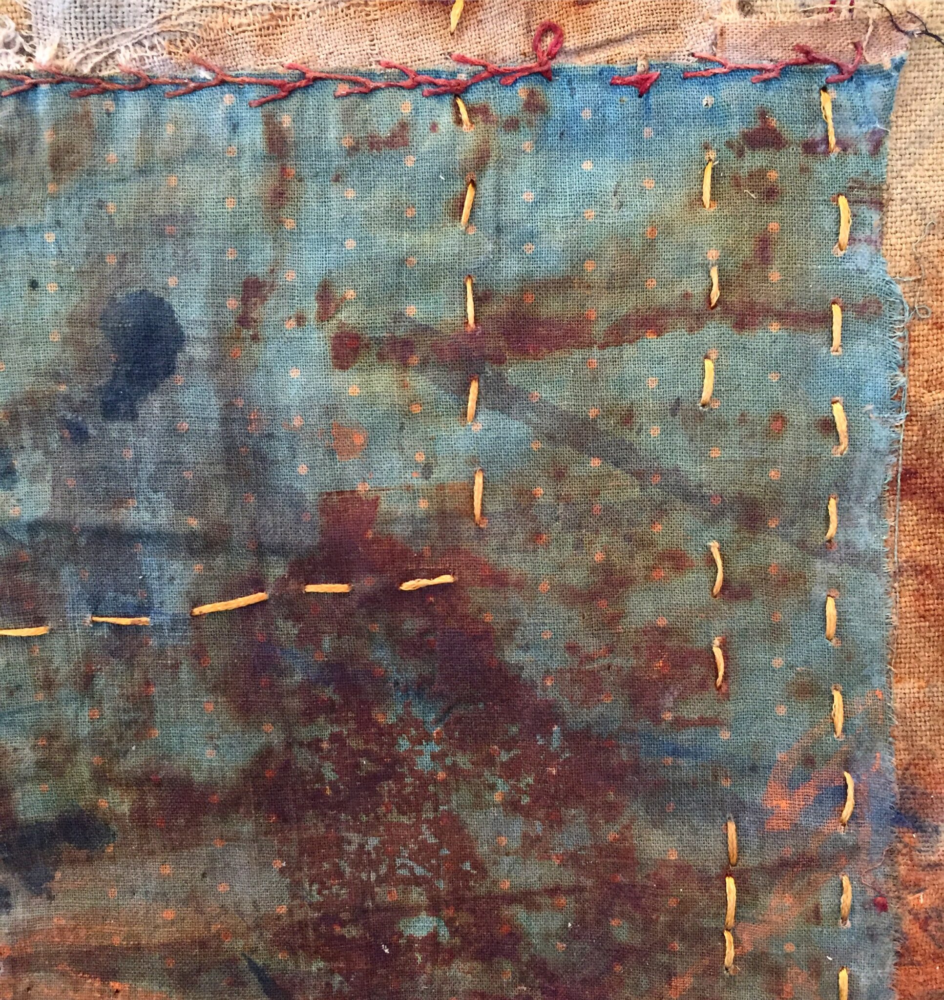 Rust dyeing « Outlook8studio – Visual Artist Jenny Davis