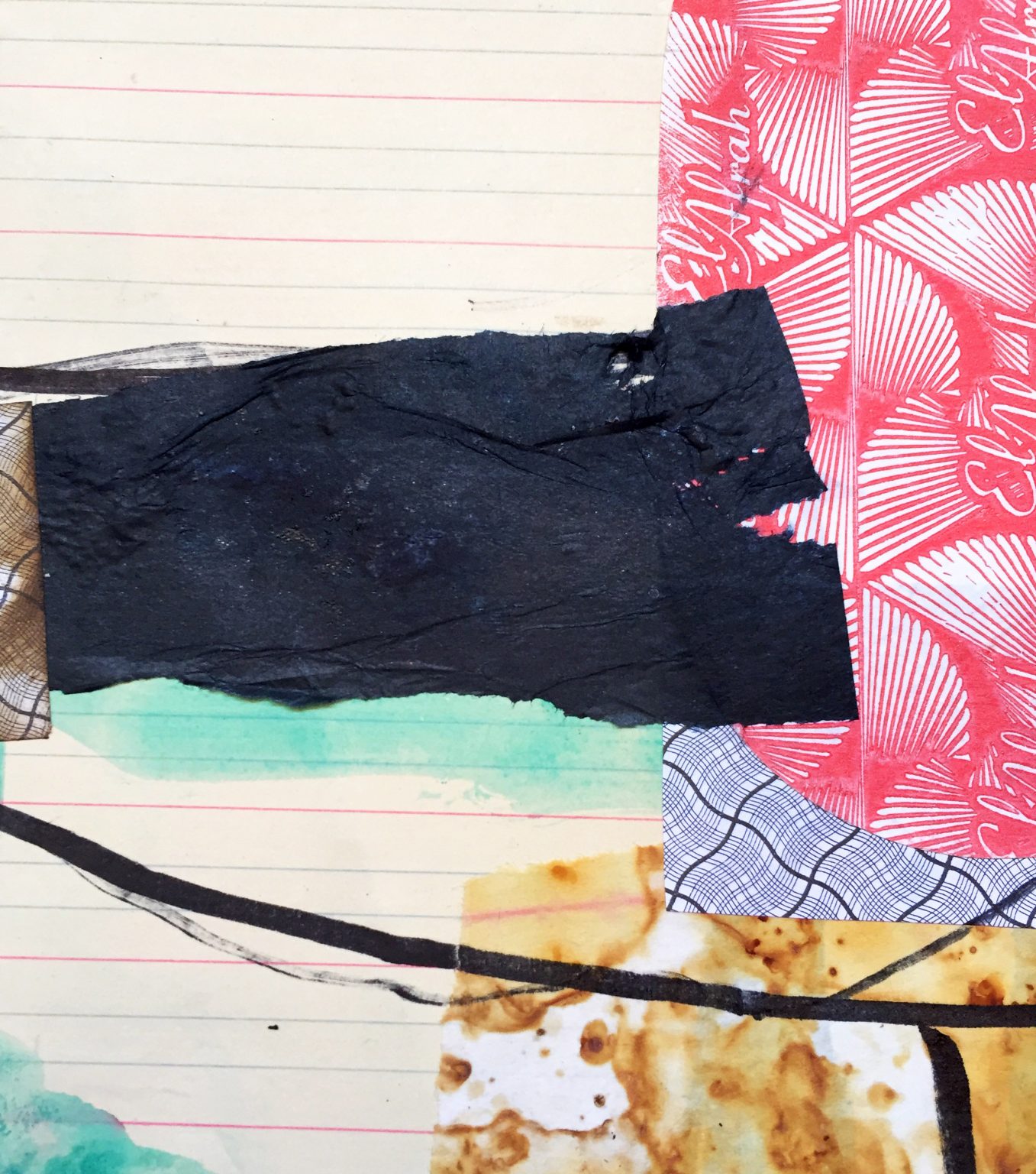 Hot Studio. Paper Collage Making. « Outlook8studio – Visual Artist ...