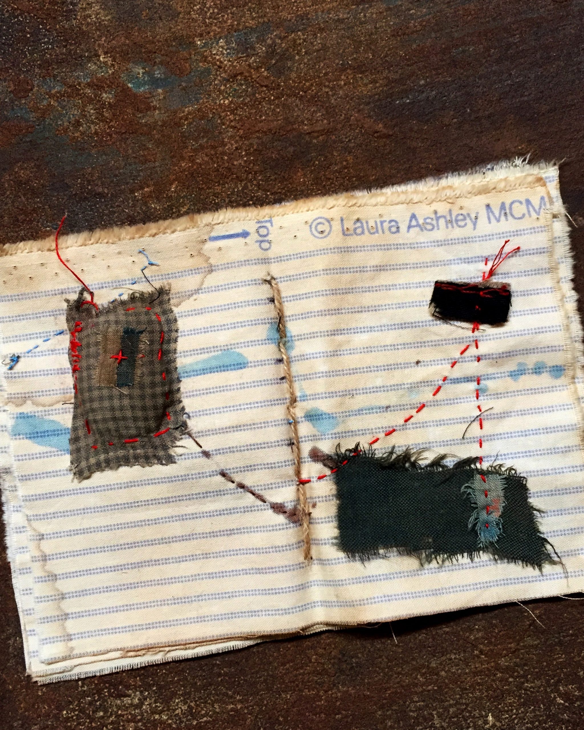 fabric collage « Outlook8studio – Visual Artist Jenny Davis