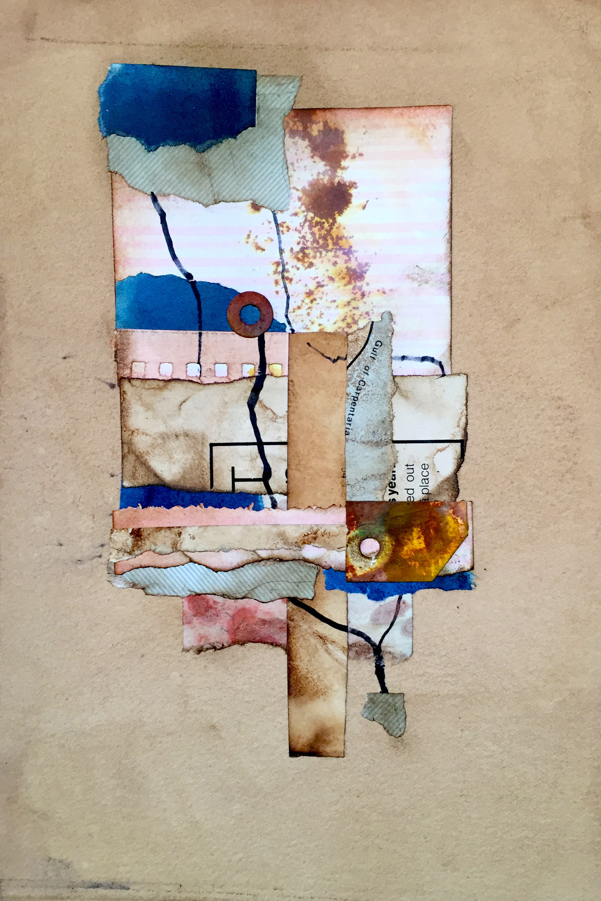 Deep Purple on Rose On Cad. New Paintings & Collage. « Outlook8studio ...